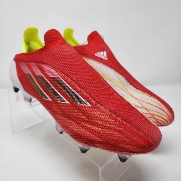 adidas | Shoes | Adidas Soccer Cleats Mens 45 Red X Speedflow Soft ...